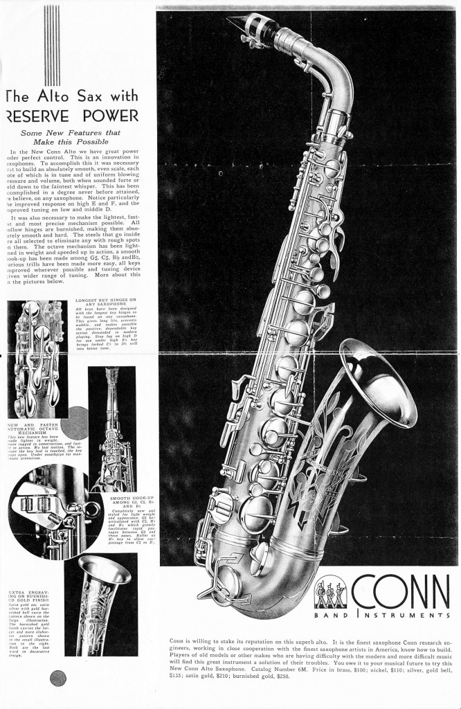Conn 6M “Transitional” Saxophones « Stohrer Music